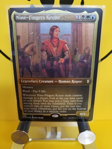 MTG Baldur's Gate *FOIL-ETCHED* R Nine-Fingers Keene #546 | eBay