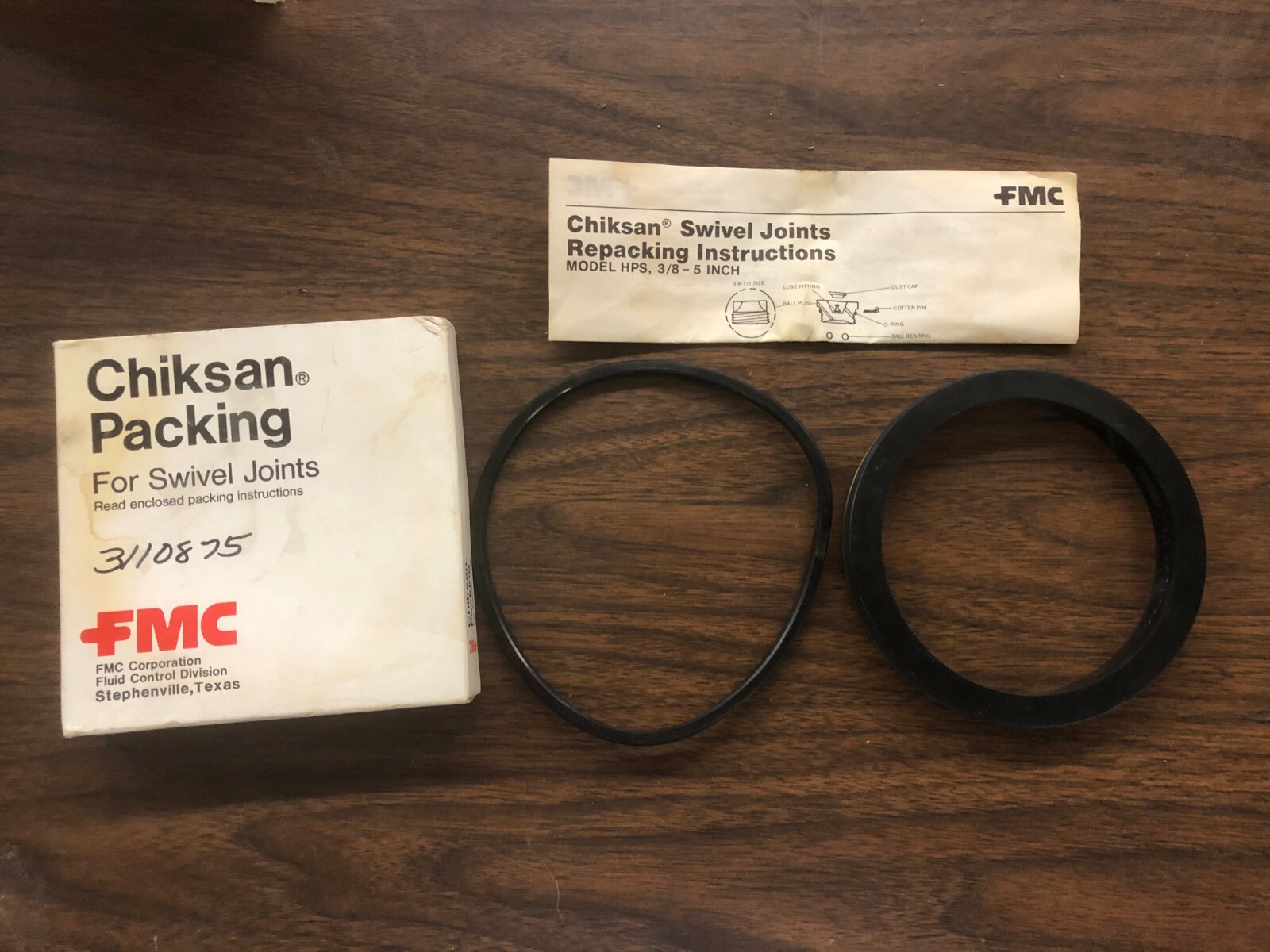 FMC Chiksan Packing For Swivel Joints 3/8" - 5" - 7 pcs | eBay