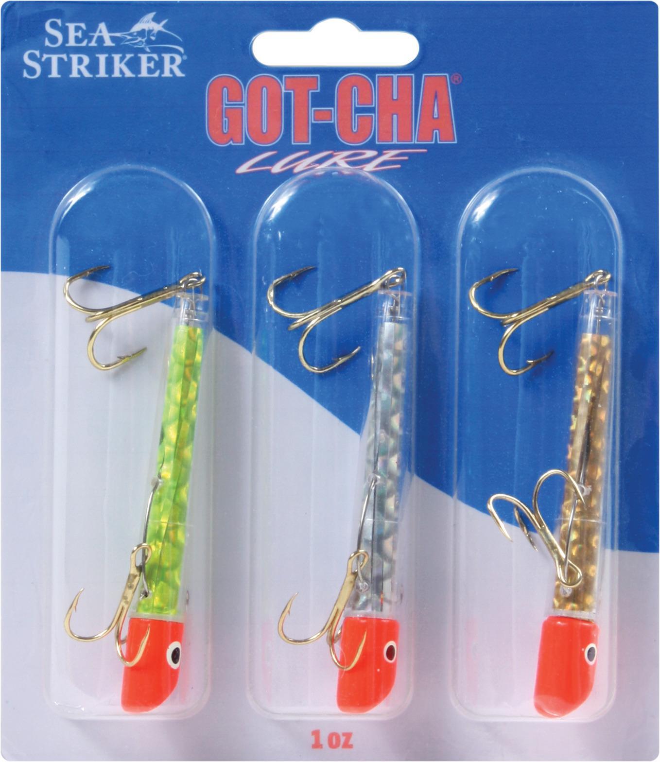 Sea Striker Got-cha Jigs Plugs 151 Series 3-pack 1 Oz G151-3pk Saltwater Lures for sale online ...