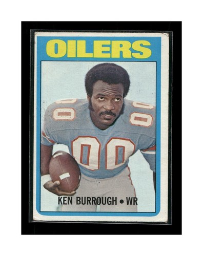 Ken Burrough 1972 Topps #26 Houston Oilers Football Card EX | eBay