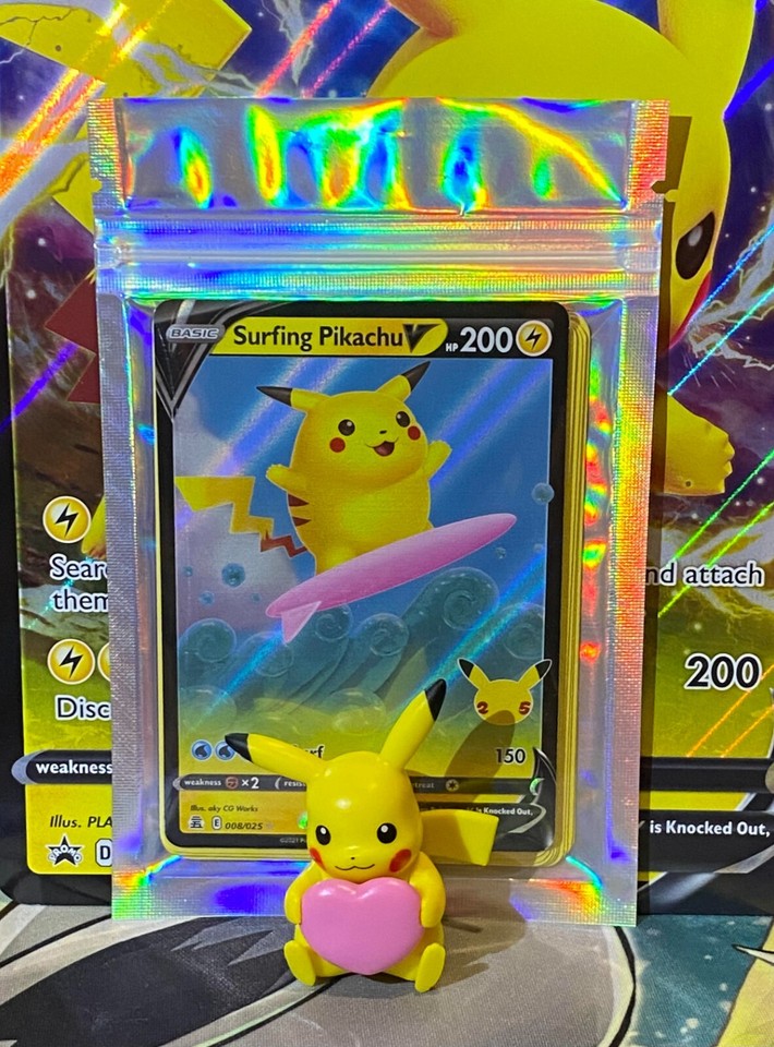 Pokemon Mystery Pikachu Packs 10 Rare Cards Per Pack! | eBay