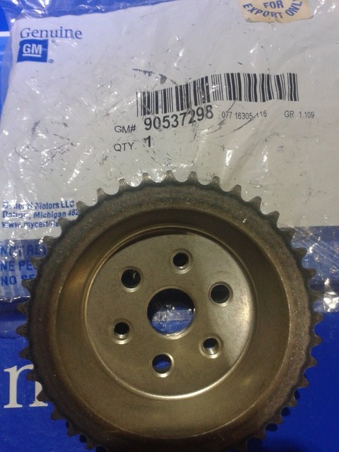 GM HHR G5 Cobalt Malibu 2.4l ecoTEC Water Pump Sprocket Gear 90537298 ...