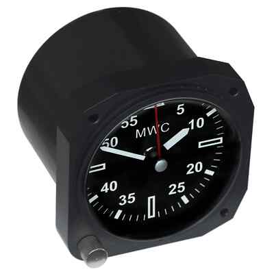 Limited Edition Metal Replica Cockpit / Desk Clock in Matte Black ...
