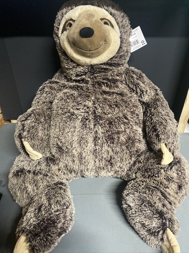 X Large Jumbo Sloth Plush Stuffed Animal Soft Cuddly Brown 3 Ft. Tall ...