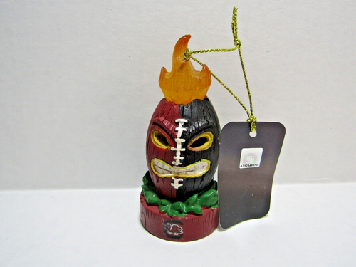 NCAA South Carolina University Gamecocks Lit Tiki Ball Football X-Mas ...