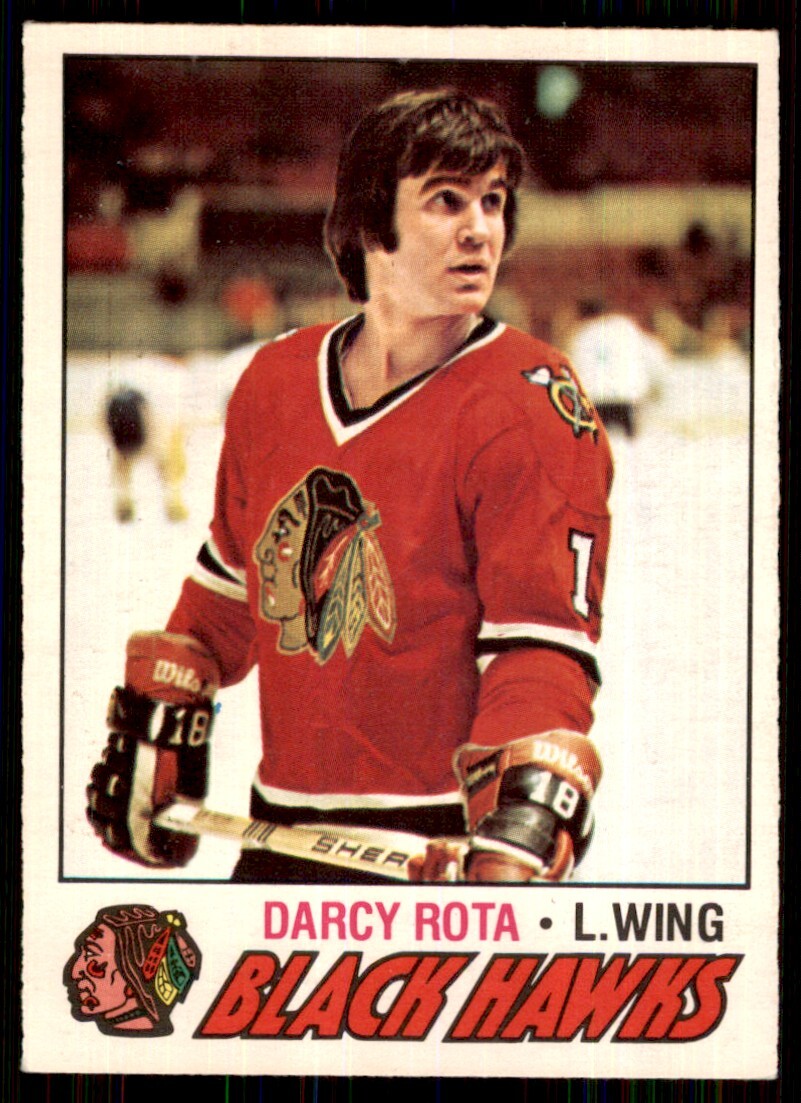 1977-78 O-Pee-Chee Darcy Rota Chicago Blackhawks #117 | eBay