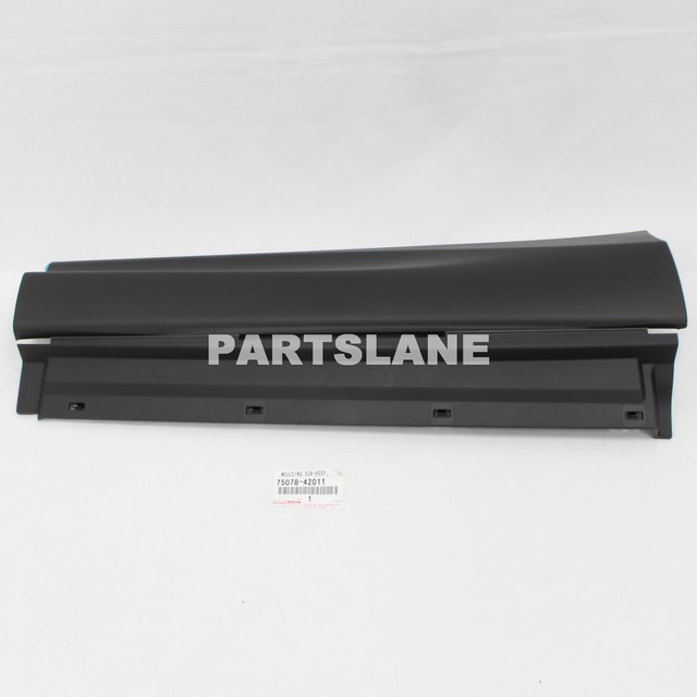 7507842011 Genuine Toyota Moulding Rear Door Outside LH 75078-42011 for ...