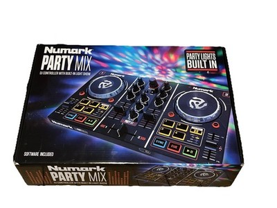 Numark Party Mix Serato DJ Controller with Built-In Light Show 2-Band ...