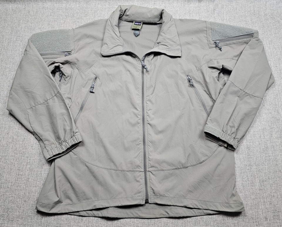 Patagonia Military Jacket Mens Large Gray PCU Level 5 Gen II Hooded ...
