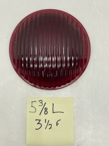 Red Corning Glass 30 Degree Ribbed Spredlite 5 3/8" Lens | eBay