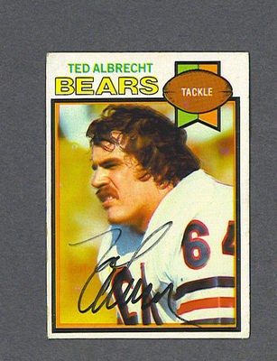 Ted Albrecht signed Chicago Bears 1979 Topps card | eBay