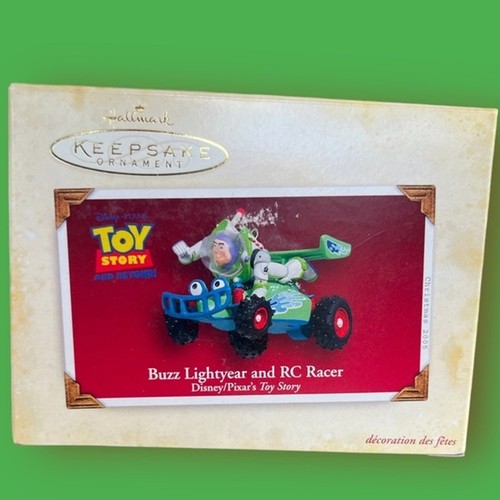 Hallmark Disney Pixar Buzz Lightyear and RC Racer Keepsake Christmas ...
