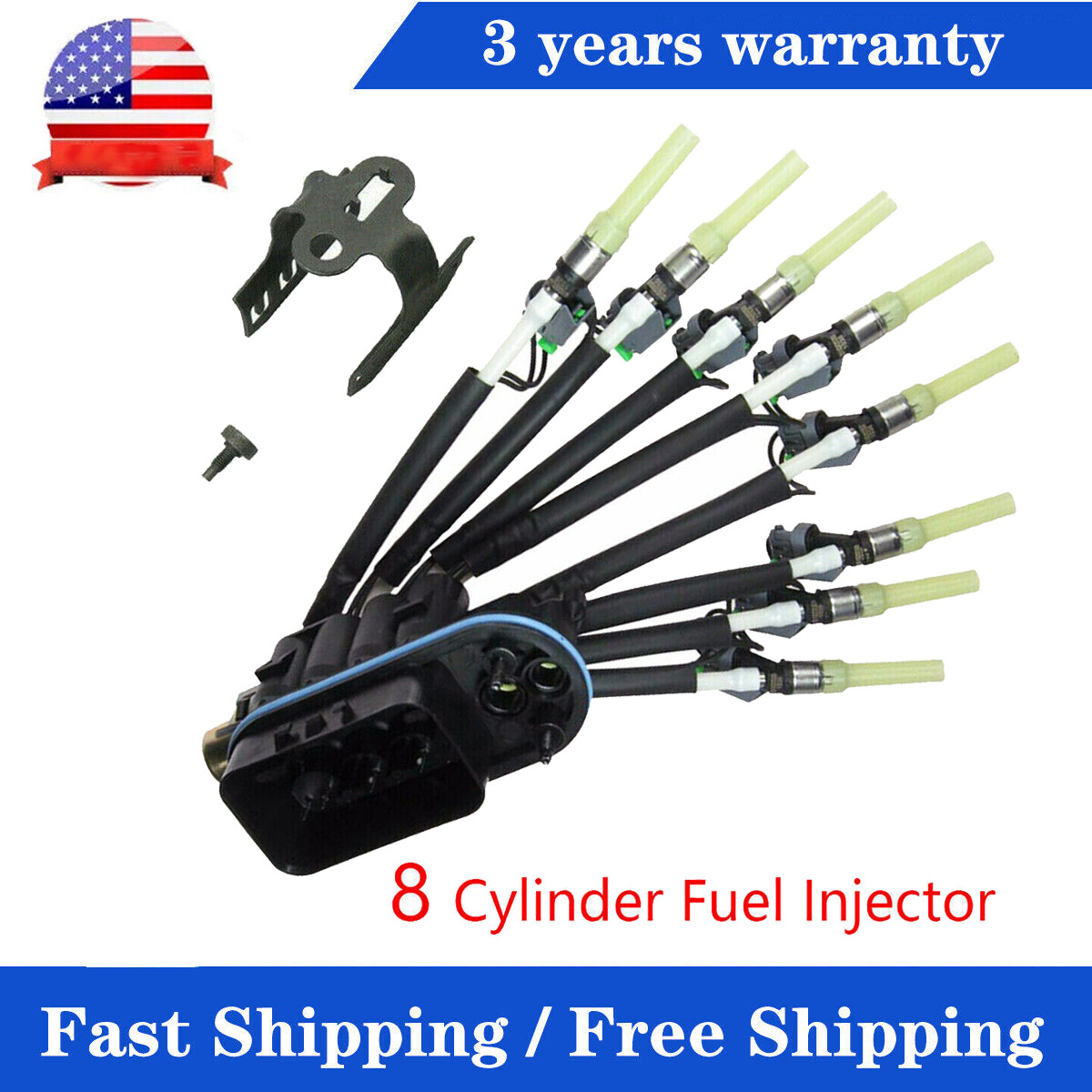8Cylinder Fuel Spider Injector FJ504 For Chevrolet Express 1500 2500 ...
