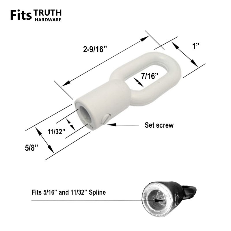 Replacement Eyelet Adaptor for Skylight and Awning Window Operators ...