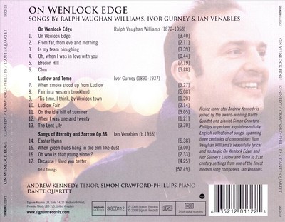 ANDREW KENNEDY ON WENLOCK EDGE NEW CD 635212011225 | eBay