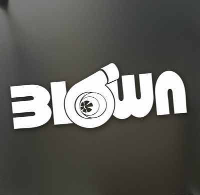 Blown Car Sticker Decal Vinyl JDM Turbo Boost Toyota Patrol Navara ...