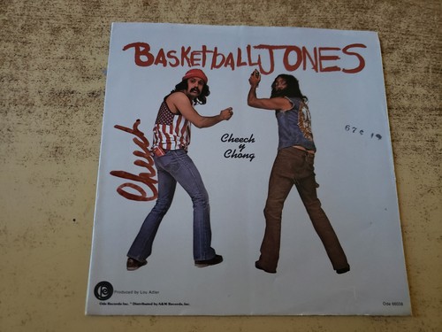 CHEECH MARIN HAND SIGNED EXCELLENT SLEEVE 1970s Basketball Jones/Dont ...
