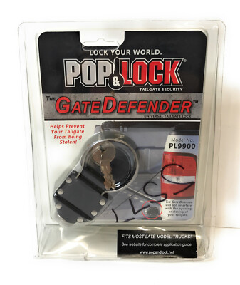 Pop & Lock Gatekeeper Universal Tailgate Collar Lock, Black, PL9900 | eBay