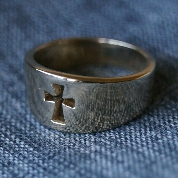 James Avery 14k Yellow Gold NARROW CROSSLET RING Size… - Gem
