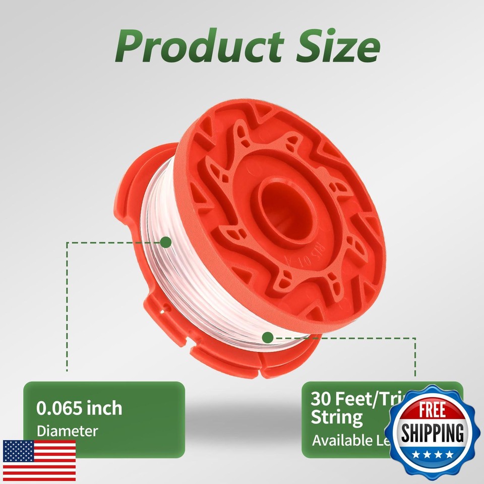 CMZST0653 String Trimmer Line .065" with Head Cap for Craftsman Weed ...