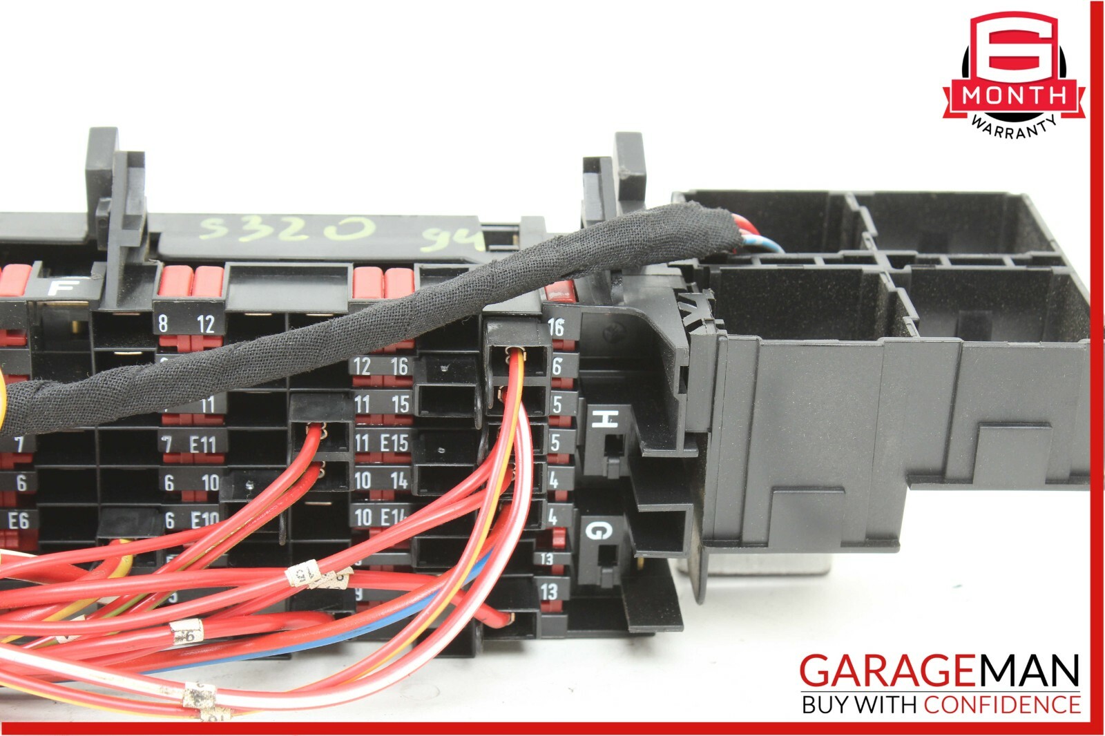 92-95 Mercedes W140 500SEL S320 Rear Trunk Fuse Relay Box Control ...