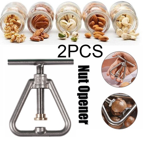 2x Manual Nut Opener Nut Cracker Machine Nut Sheller Tool Macadamia ...
