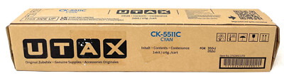UTAX 1T02R5CUT0 CK-5511C Original Cyan Toner For 350Ci/352Ci [A Box] | eBay