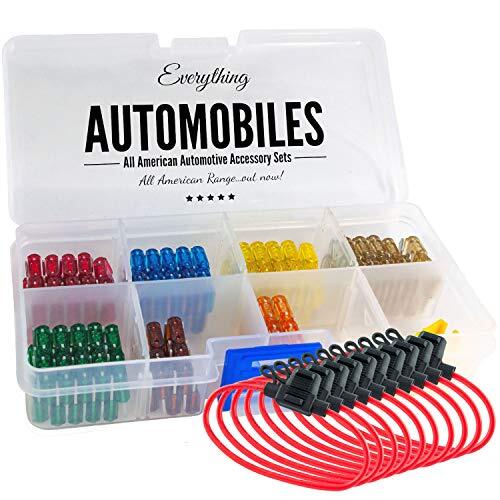 Mini Fuse Kit 12v Inline Automotive Fuse Holders 14awg Plus 120 ...