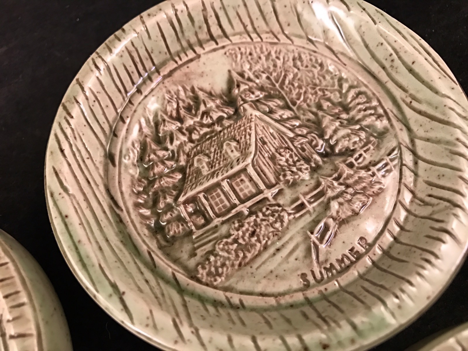 SET of VINTAGE DUNCAN ENTERPRISES CERAMICS FOUR SEASON COASTERS 1982 | eBay