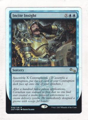 Magic: MTG: Unstable: Foil: Incite Insight | eBay