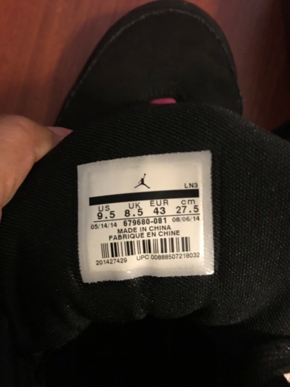 Nike Air Jordan 679680-081 Flight Black XXll Grey Sneakers Size 9.5 | eBay