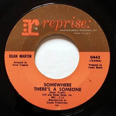 Dean Martin - Somewhere There's A Someone / That Old Clock On The Wall ...