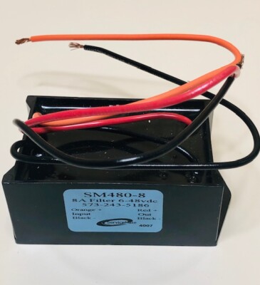 Servicemate SM480-8 Noise/Spike Filter, 6-48V, 8A for Vehicular ...