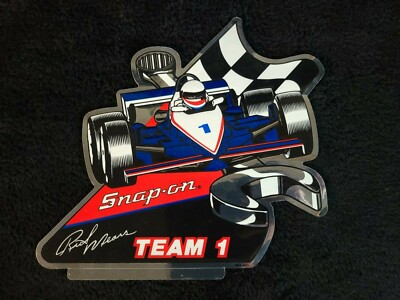 Vintage Snap-on Tools Rick Mears INDY Tool Box Sticker Racing Decal ...