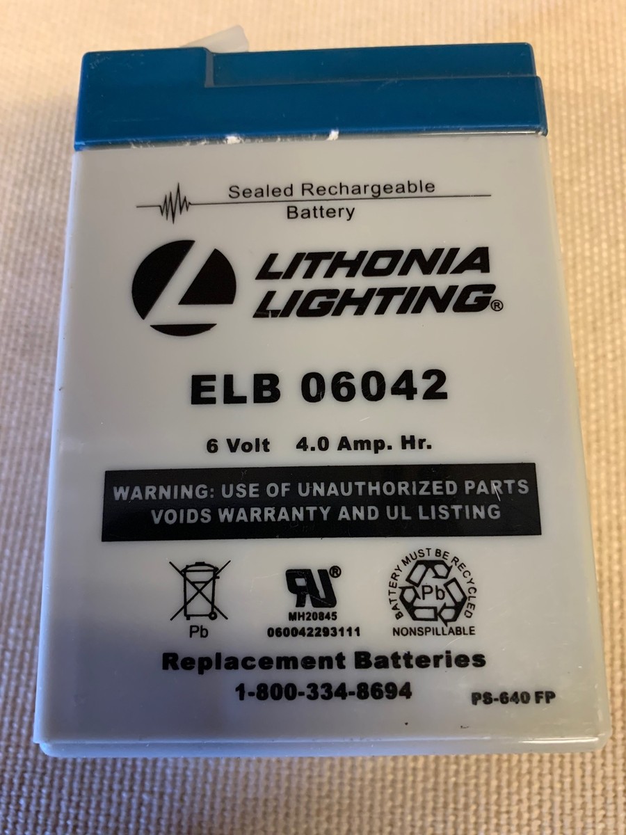 Lithonia Lighting Rechargeable Battery Replacement Battery For