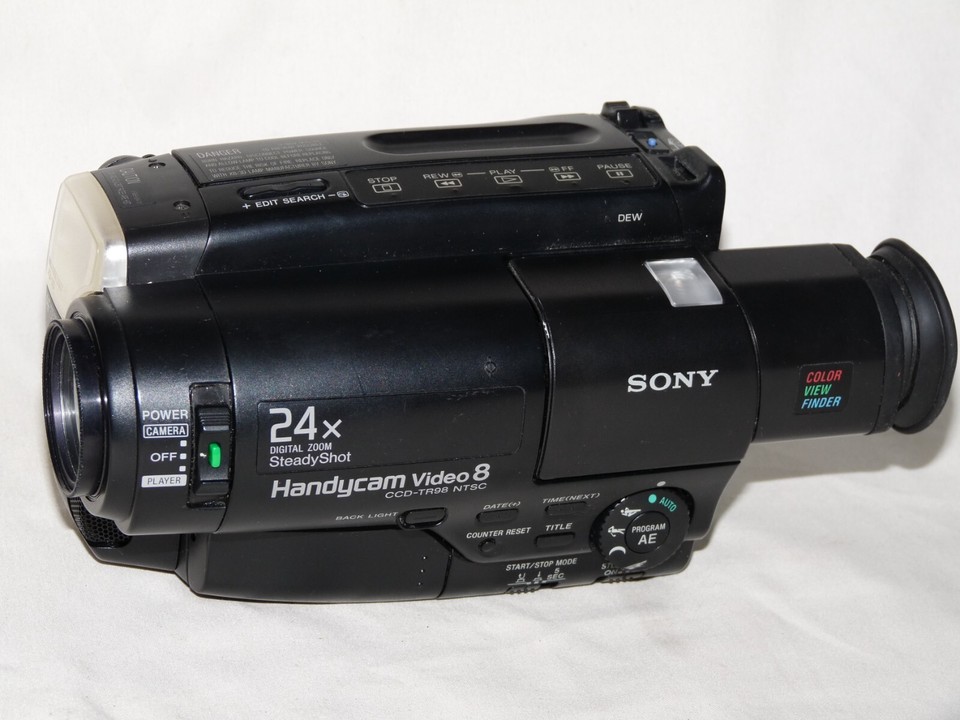 Sony CCD-TR98 Stereo 8mm Video8 Camcorder Camera VCR Player Video ...
