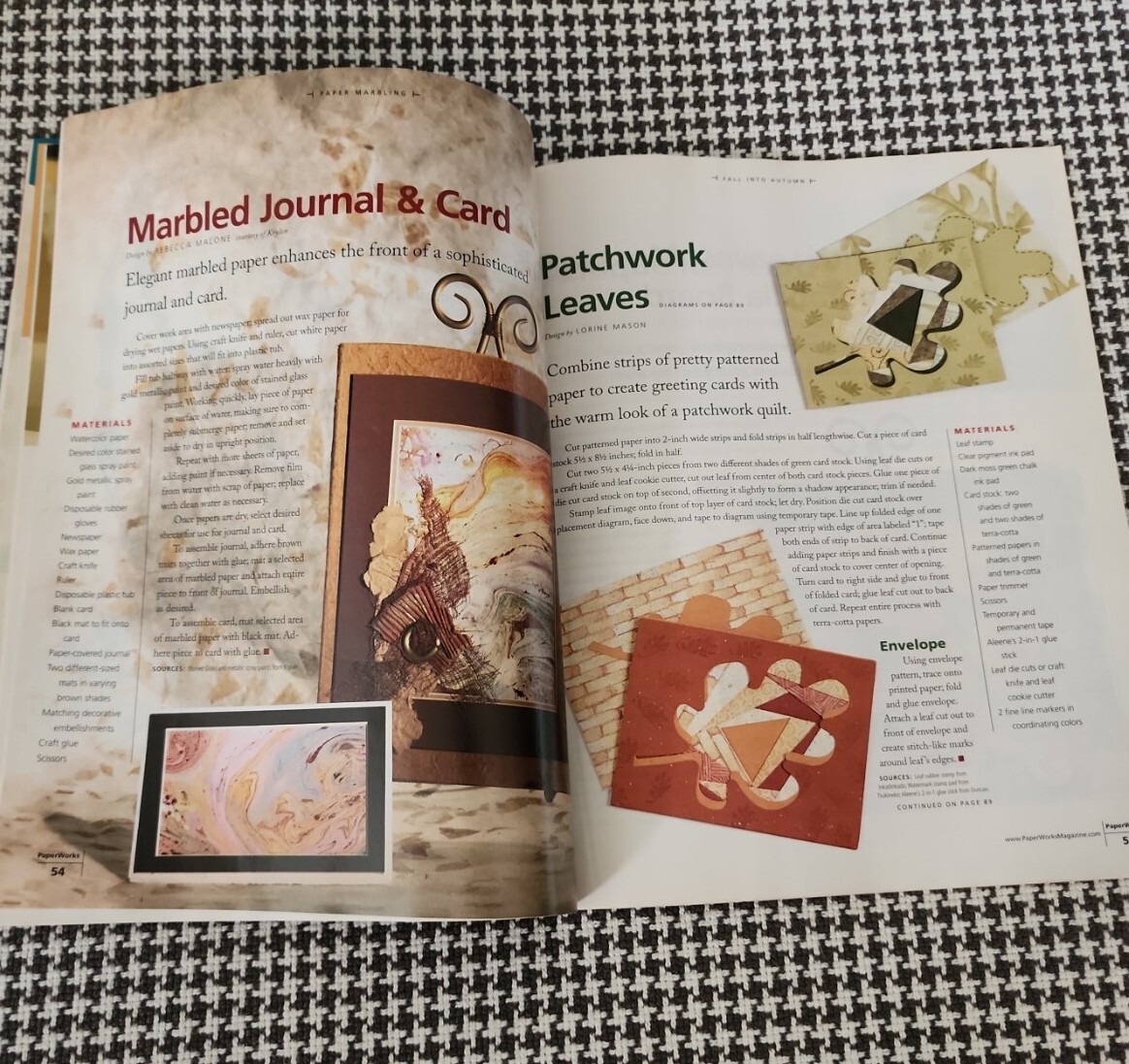 Paper Works Magazine Lot Of 3 Back Issues Fall Halloween | eBay