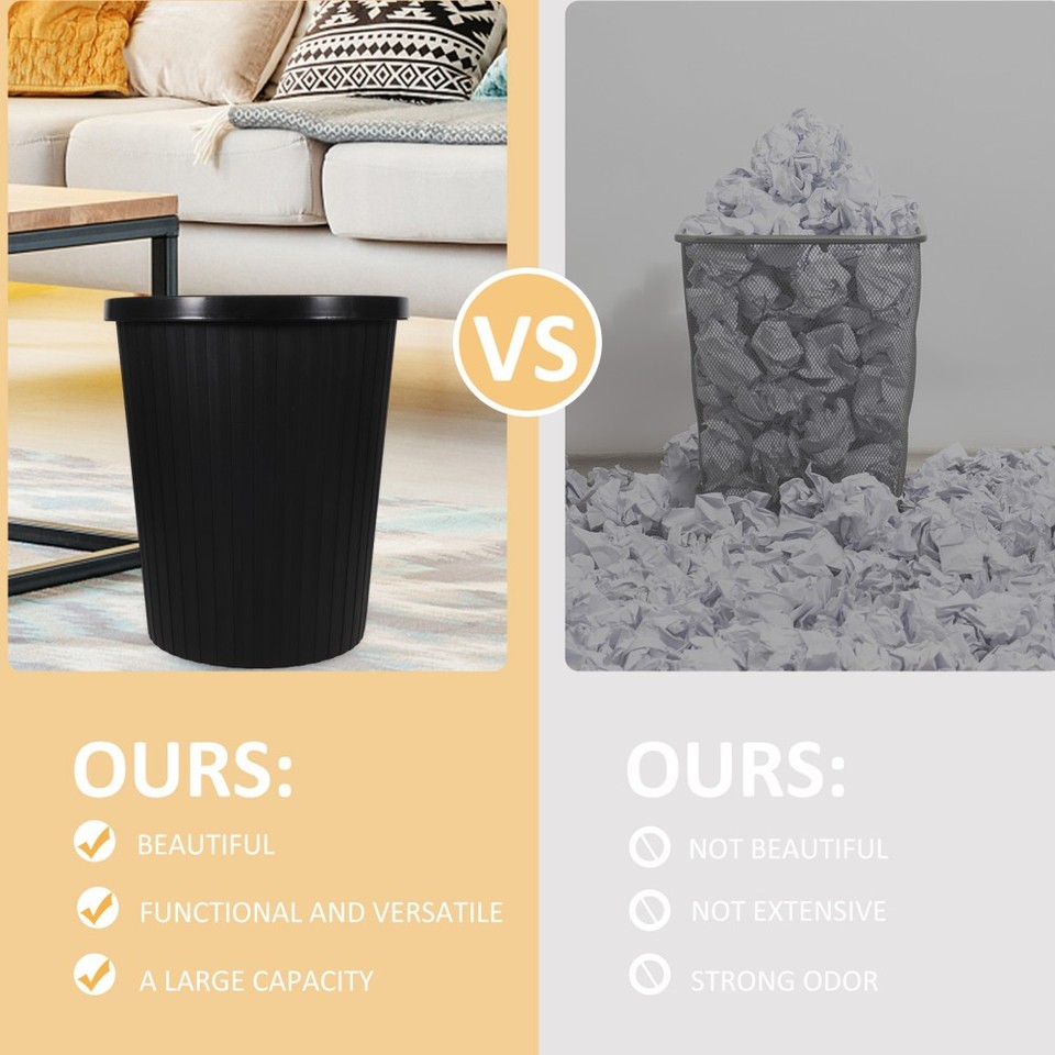 1Pc Trash Can Versatile Garbage Can Durable Rubbish Bin Storage ...