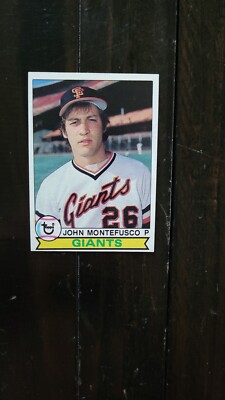 1979 TOPPS JOHN MONTEFUSCO | eBay