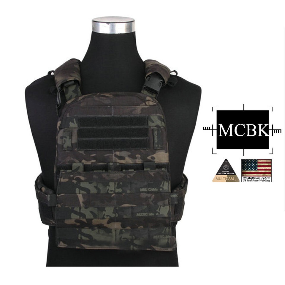 Emerson Tactical AVS Adaptive Vest Heavy Military Molle Airsoft Plate ...