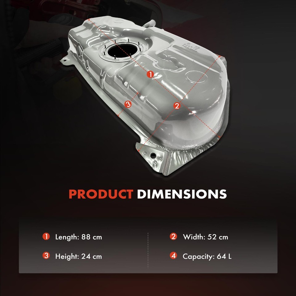 Fuel Tank Diesel for Citroen Nemo Fiat Fiorino Qubo 225 Peugeot Bipper ...