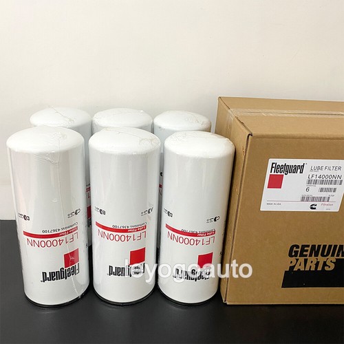 6 Pack Fleetguard LF14000NN Oil Filter Cummins ISX 4367100 NEW | eBay