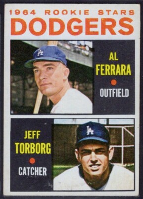 1964 Topps Baseball Card #337 LA Dodgers Rookie Stars Al Ferrara Jeff ...