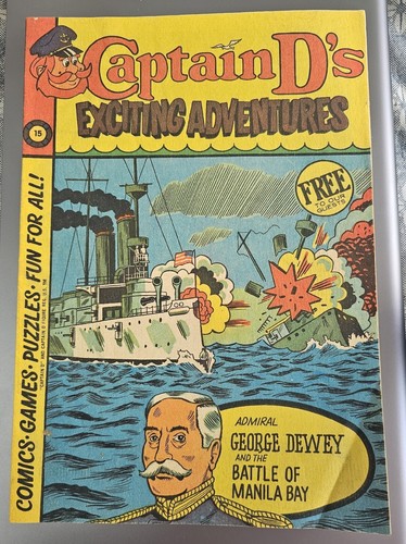 Captain D's Restaurant Exciting Adventures 1987 #15 Comic Book George ...