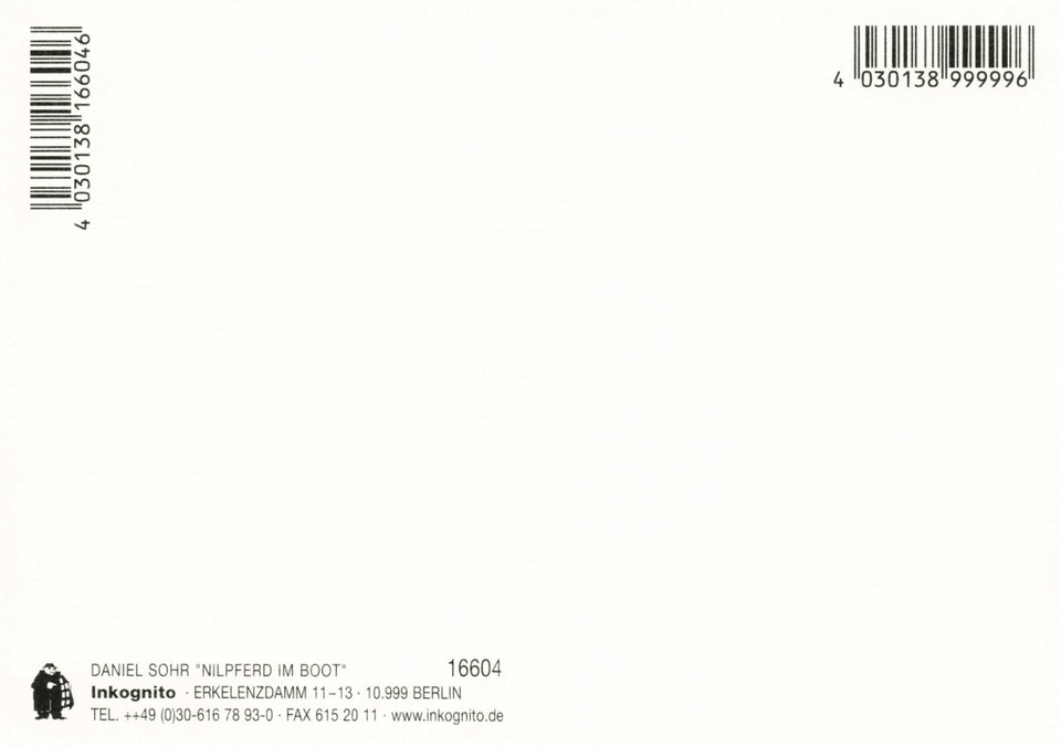 Hippo in Boat by Daniel Sohr Fantasy Art Vintage Postcard Unposted | eBay