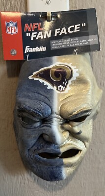 NFL Fan Mask Rally Cap Franklin LA Rams Team NEW Fan face | eBay
