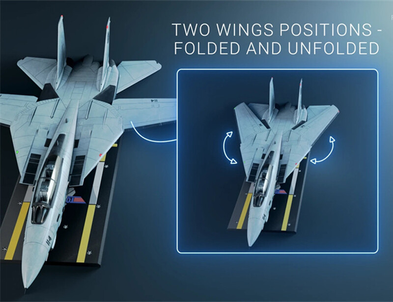 F-14 Tomcat 3D Print Garage Kit Figure Model Kit Unpainted Unassemble ...