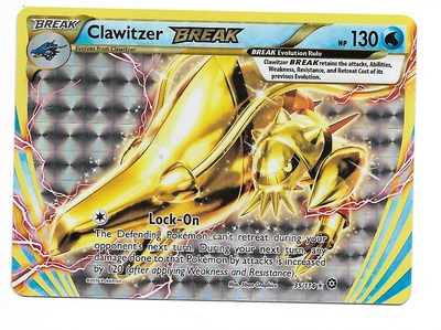 1 carte Pokemon CLAWITZER (GAMBLAST) BREAK (35/114) Ultra Rare ...
