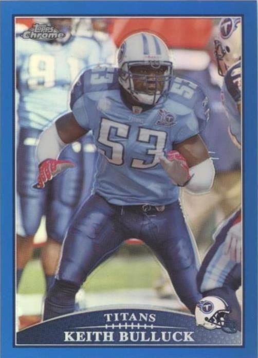 2009 Topps Chrome - Keith Bulluck #TC84 Blue Refractor for sale online ...