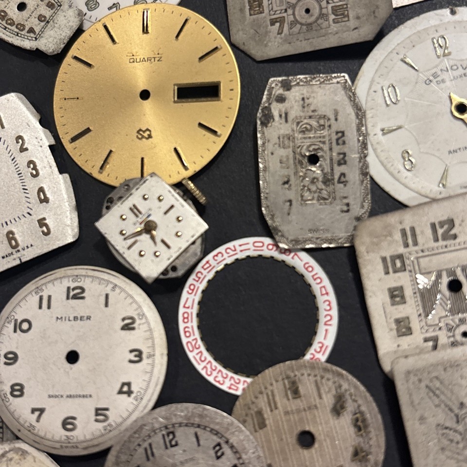 Lot Of 100 Plus Vintage-Antique Watch Dials For Parts Repair ...